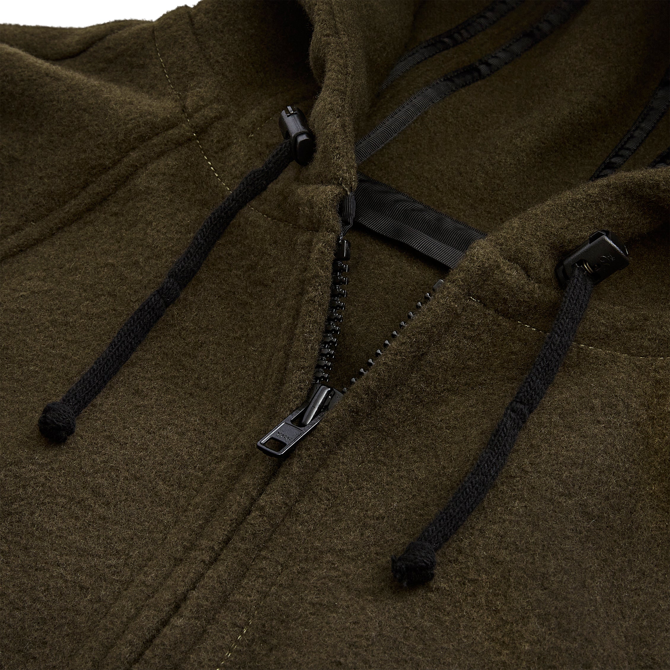 WeatherWool Hooded Jacket, 100% Merino Jacquard Fabric. Made in USA