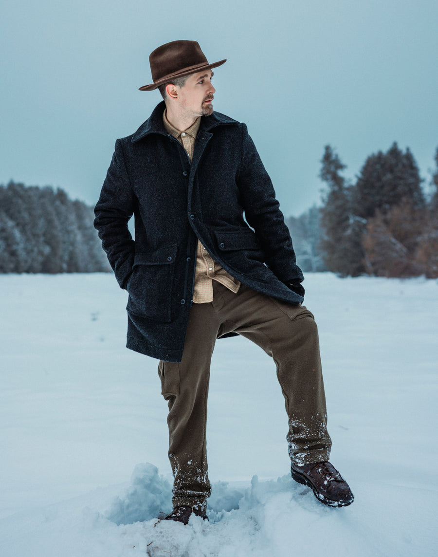 Denim Double Coat – WeatherWool