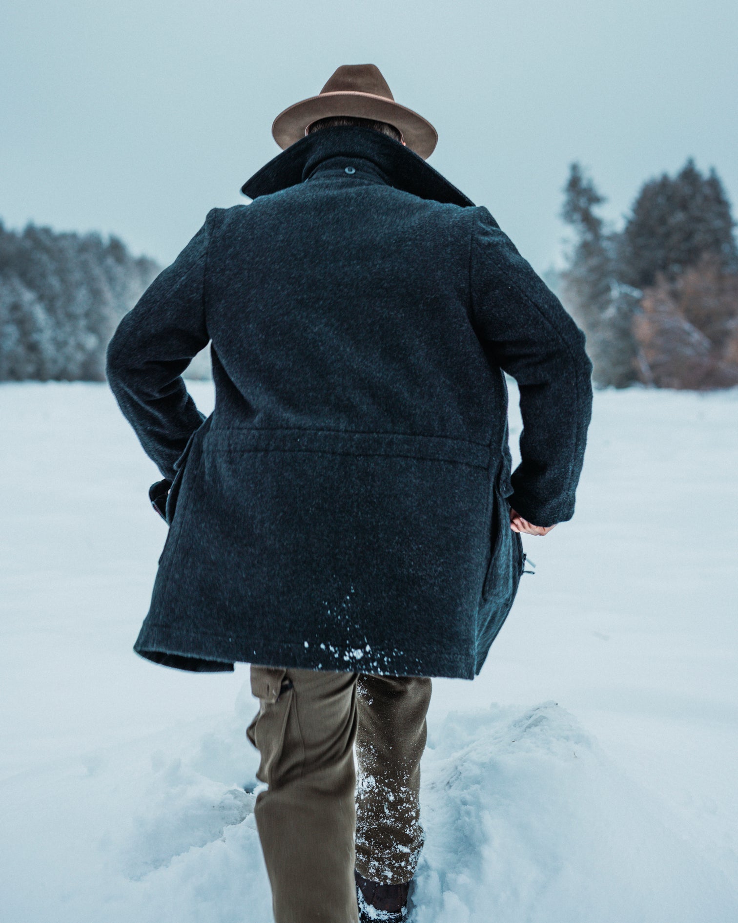 Denim Double Coat – WeatherWool