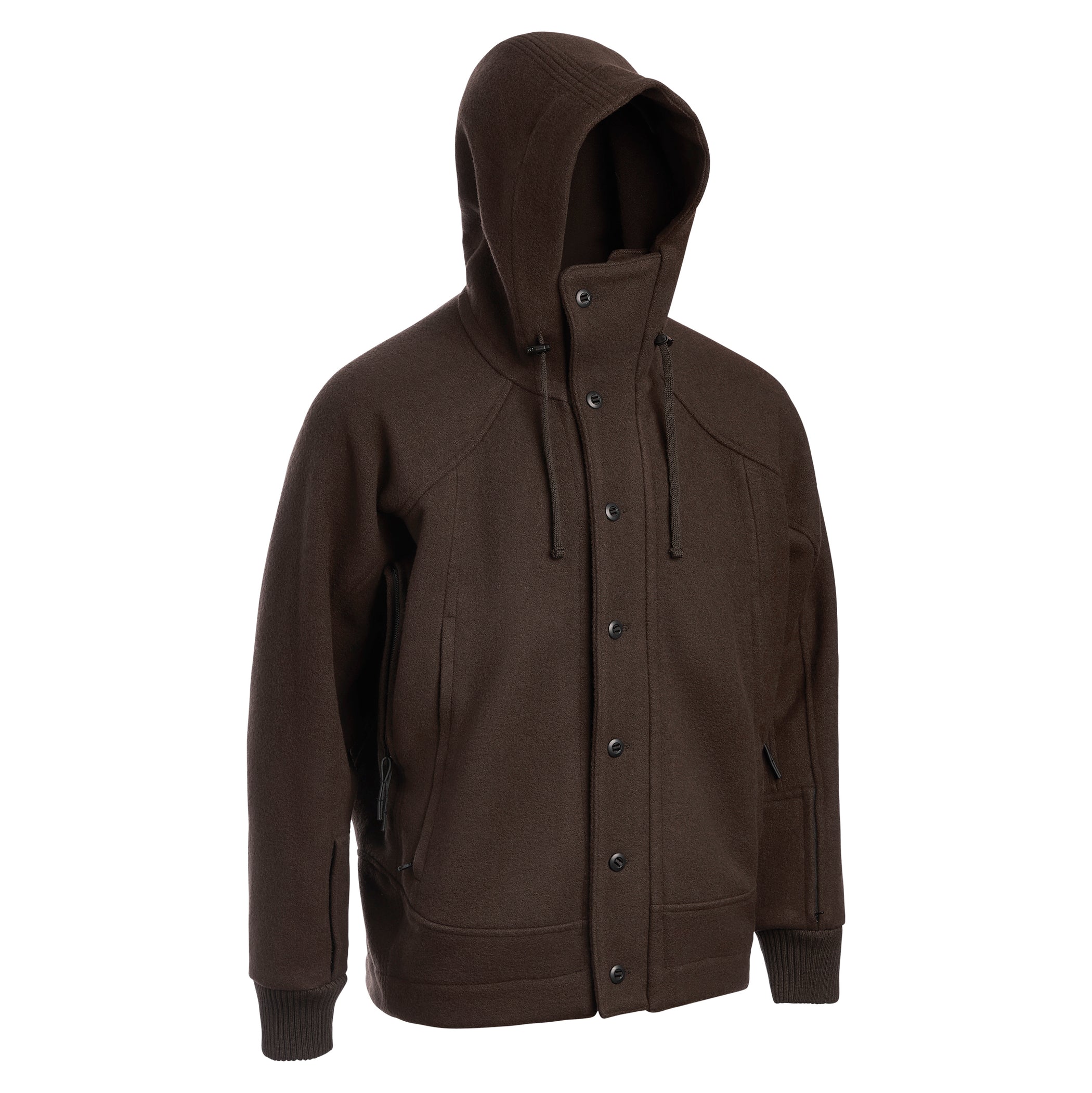 WeatherWool Mountain Jacket / SkiJac, pure USA Merino Jacquard Fabric