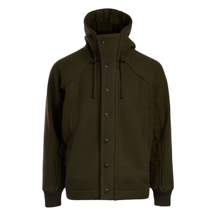WeatherWool Mountain Jacket / SkiJac, pure USA Merino Jacquard Fabric